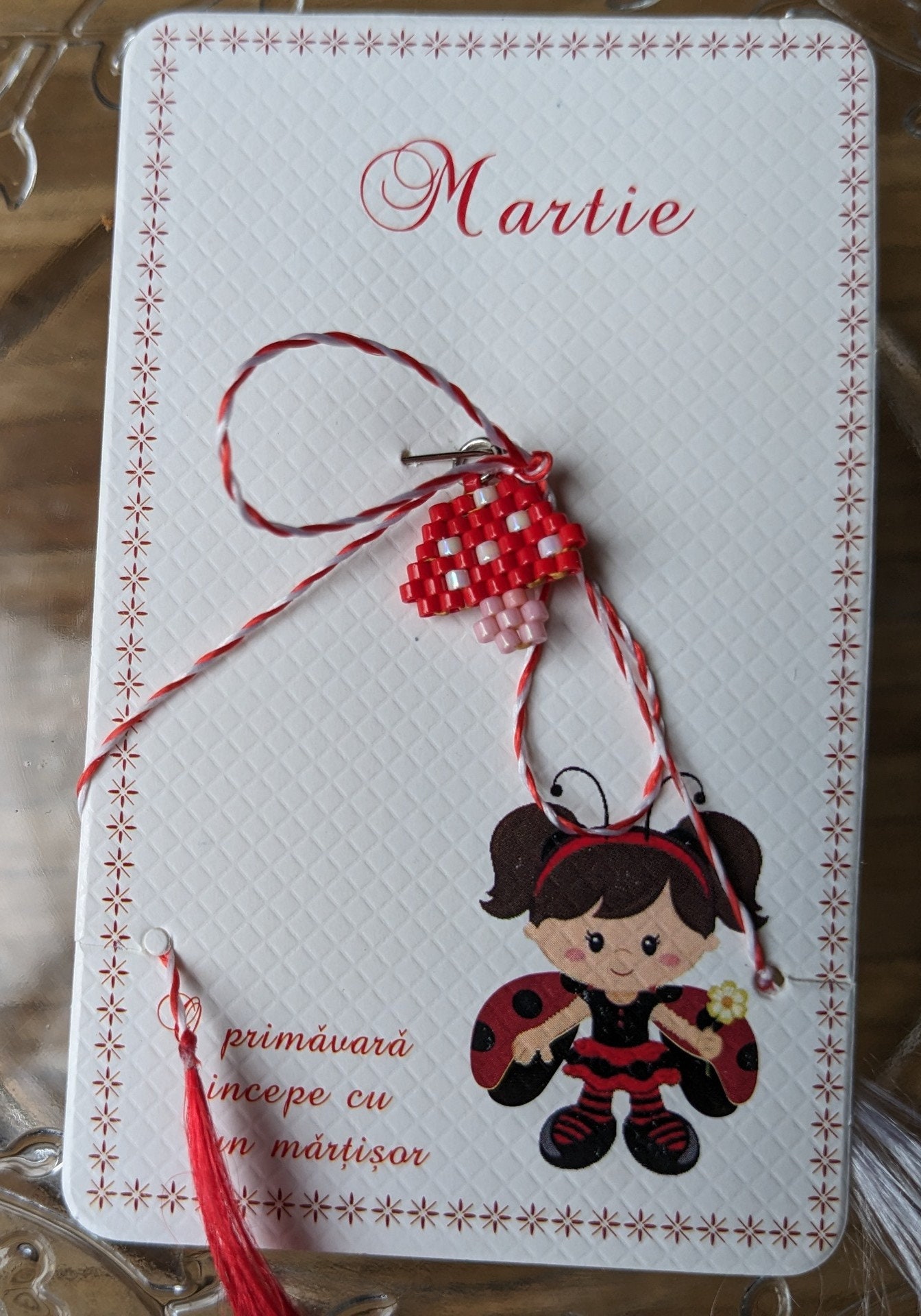 Martisor March Lucky Charm Fly Agaric Lucky Mushroom - Etsy