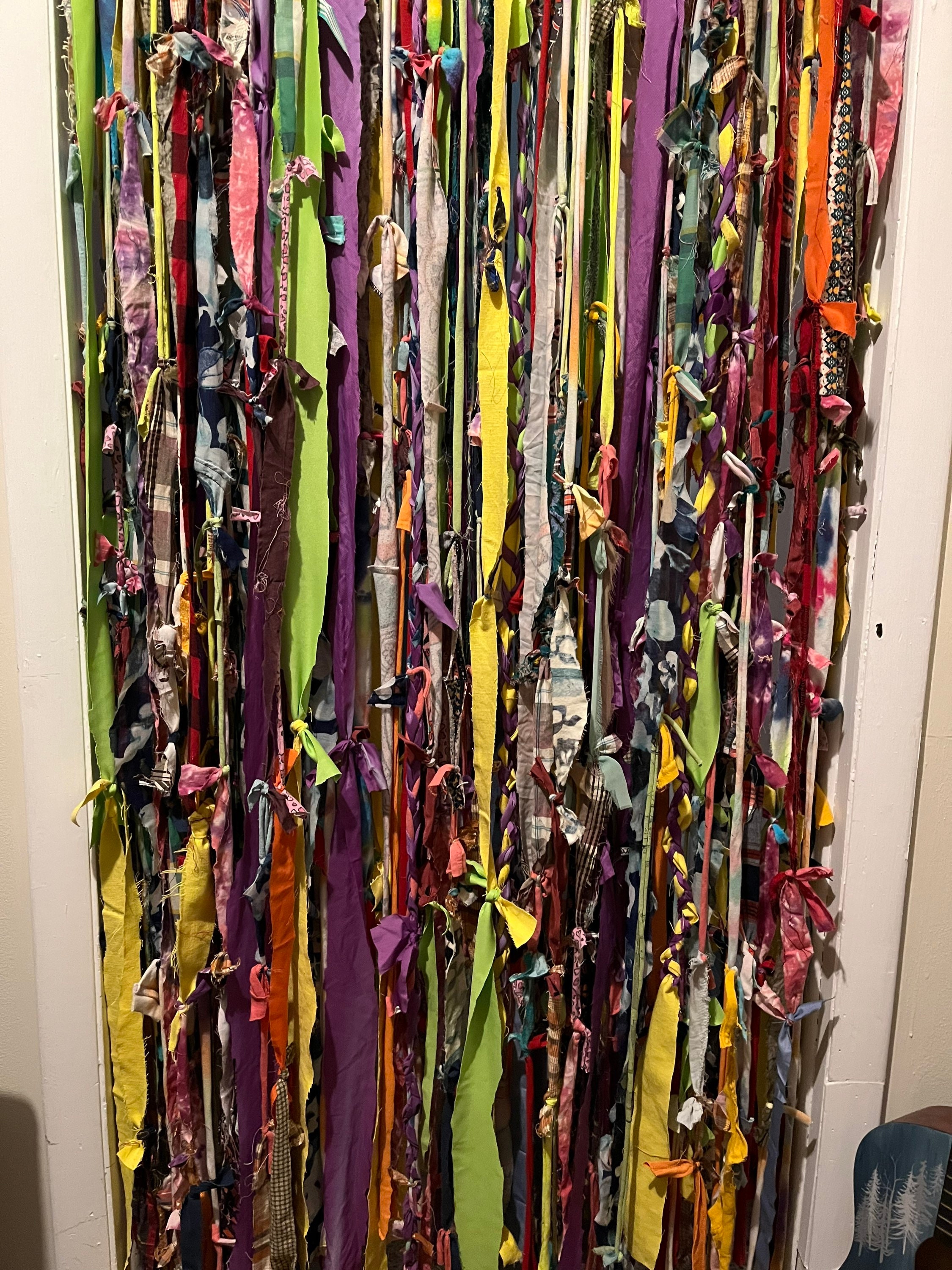 Rag Curtains / Gypsy Curtains / Hippie Curtains 118 Strands 80” Long - Etsy