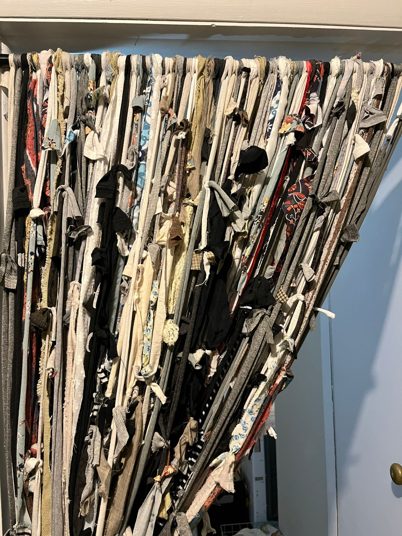 Rag Curtains / Gypsy Curtains / Hippie Curtains 118 Strands 80” Long - Etsy