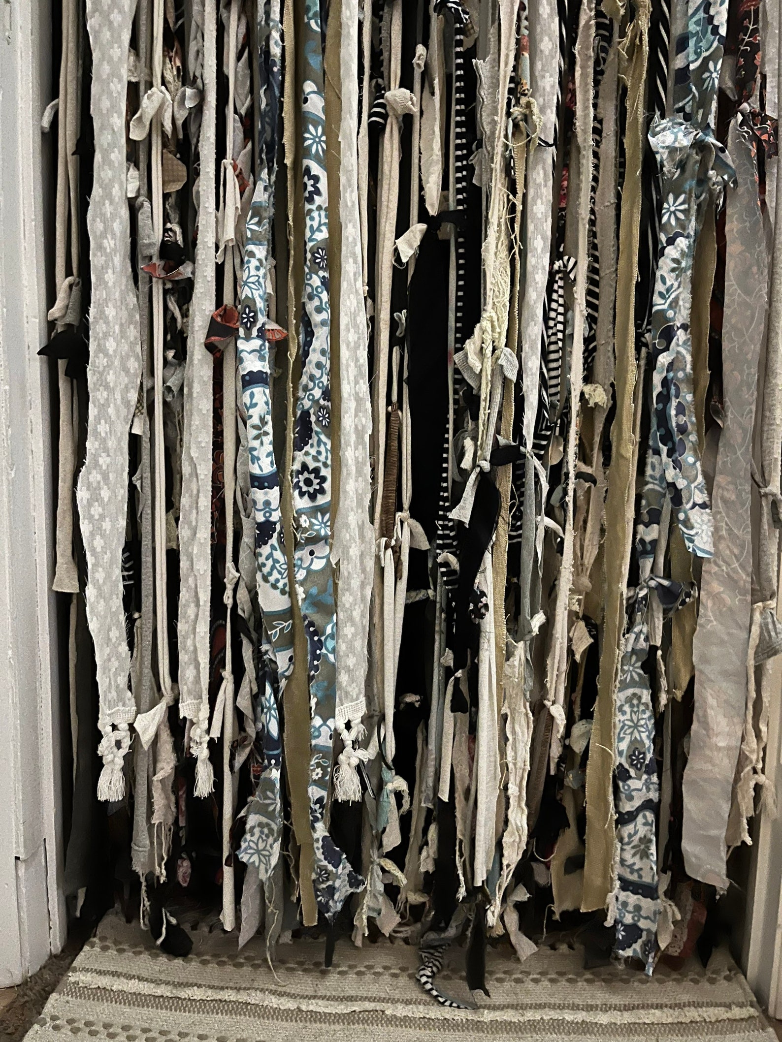 Rag Curtains / Gypsy Curtains / Hippie Curtains 118 Strands 80” Long - Etsy