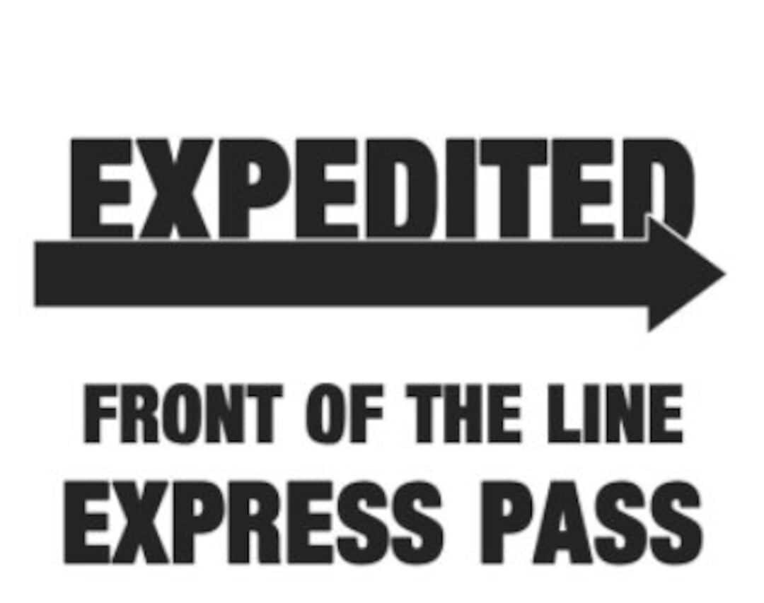 Front of Line Add On - Etsy