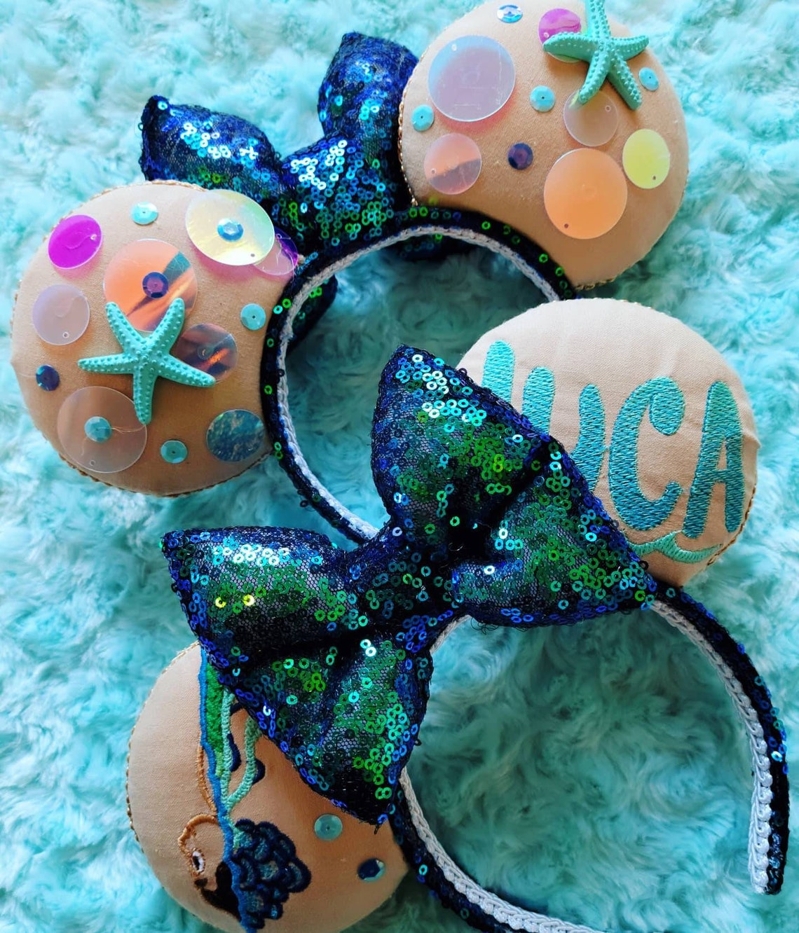 Luca Embroidery Mouse Ears | Etsy