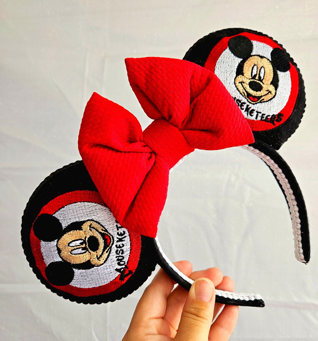 Mickey Mouseketeers Embroidery Mouse Ears - Etsy