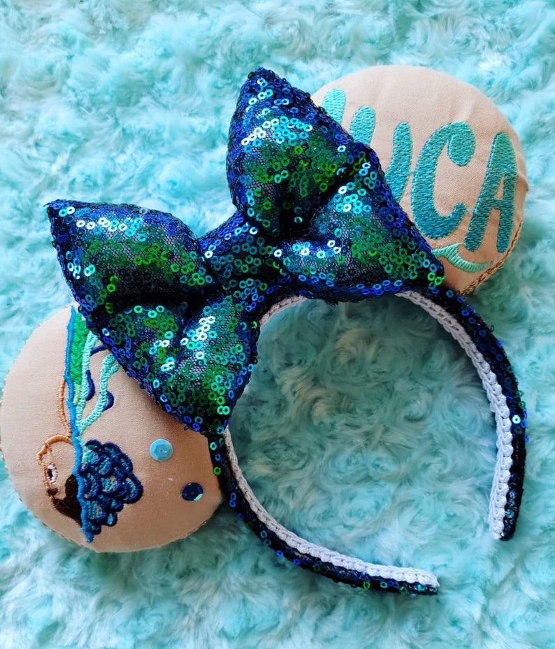 Luca Embroidery Mouse Ears | Etsy