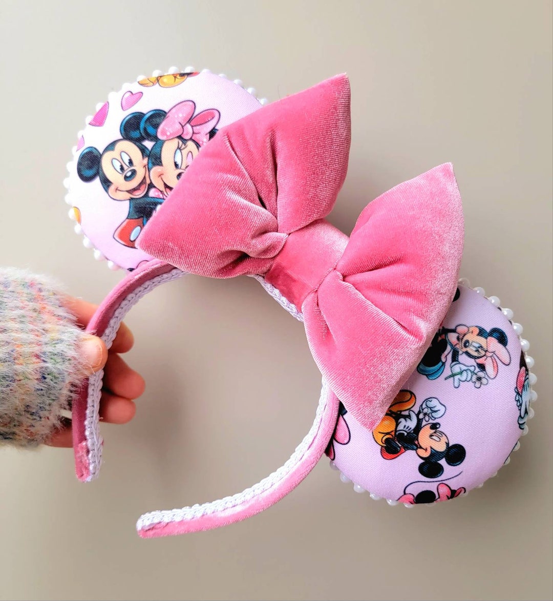 His Minnie Pink Mouse Ears - Etsy