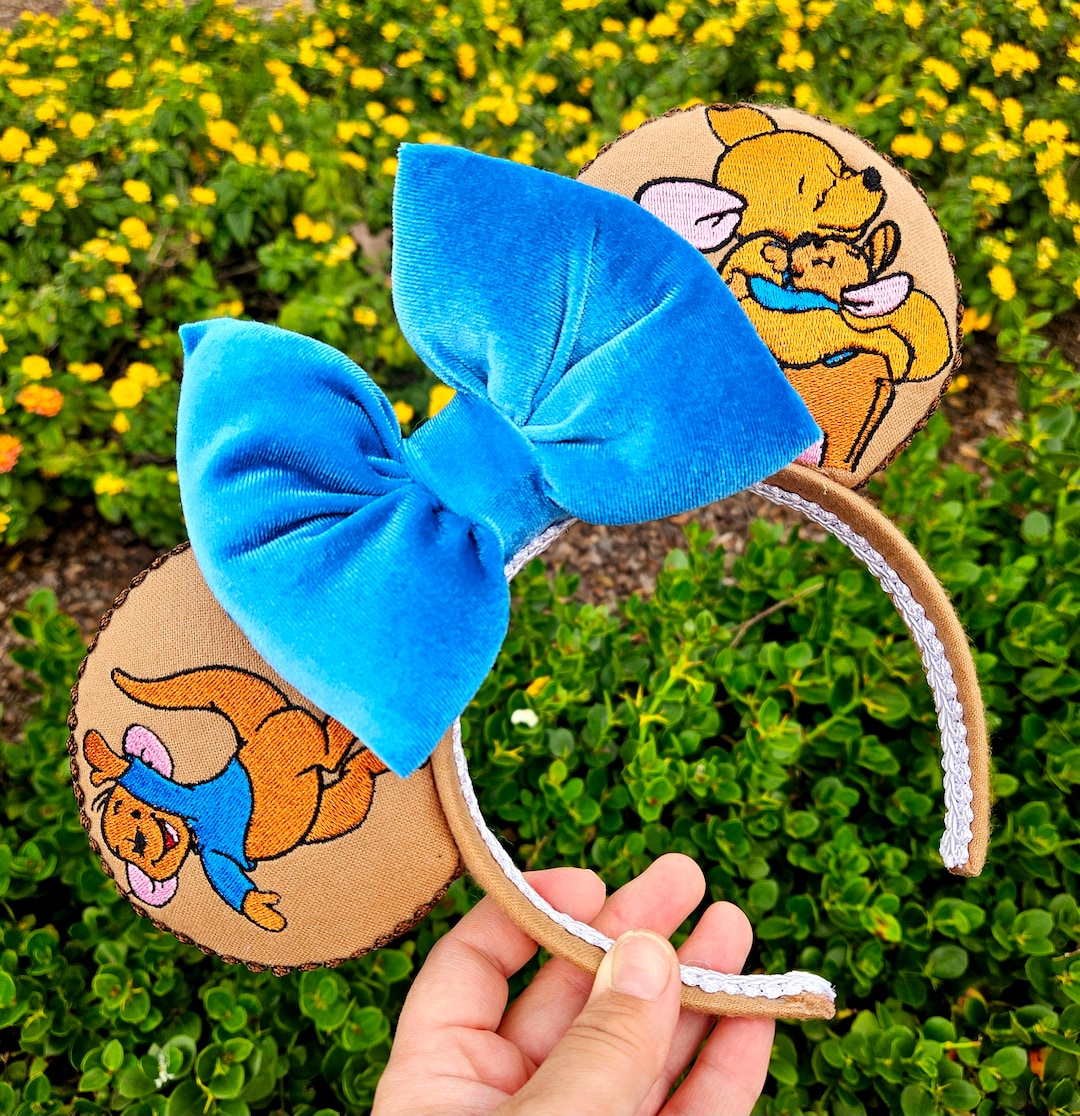 Roo & Kanga Embroidery Mouse Ears - Etsy
