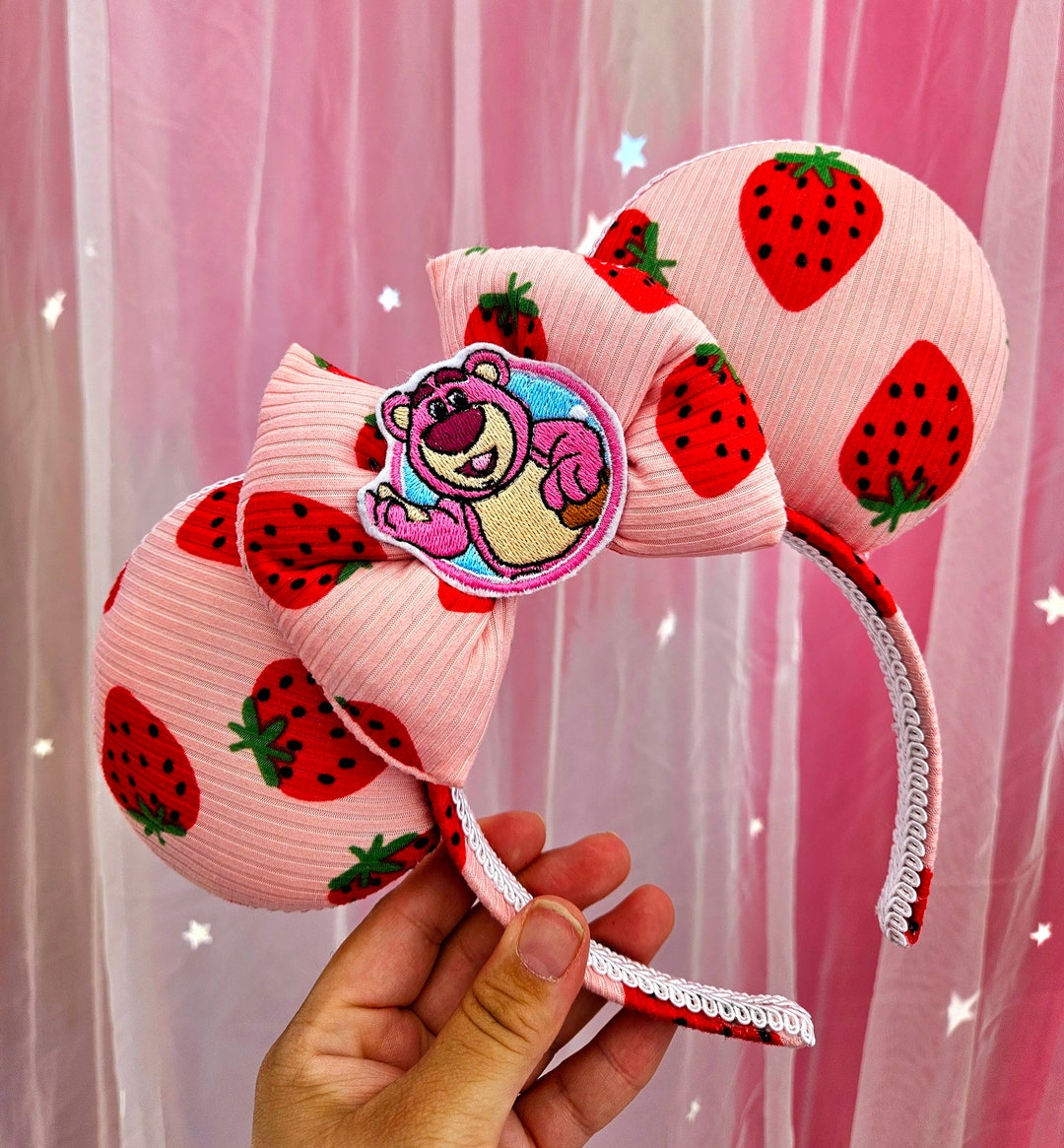 Strawberry Lotso Mouse Ears - Etsy