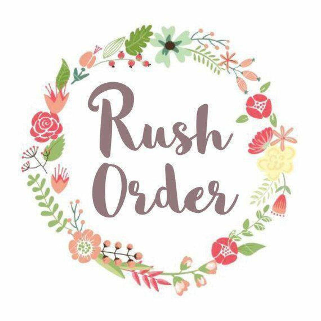 Rush Order Add On - Etsy