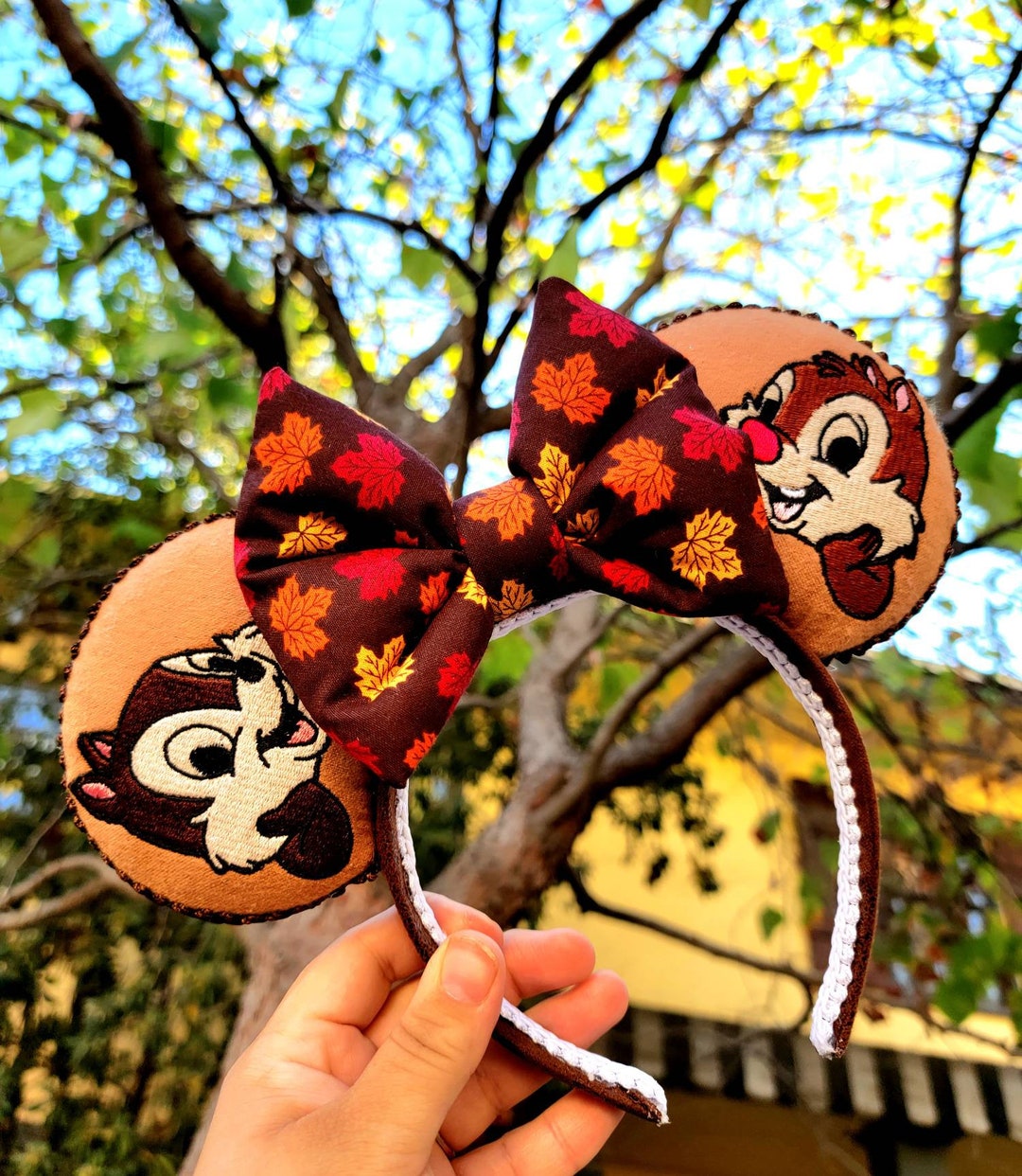 Chipmunks Embroidery Mouse Ears - Etsy