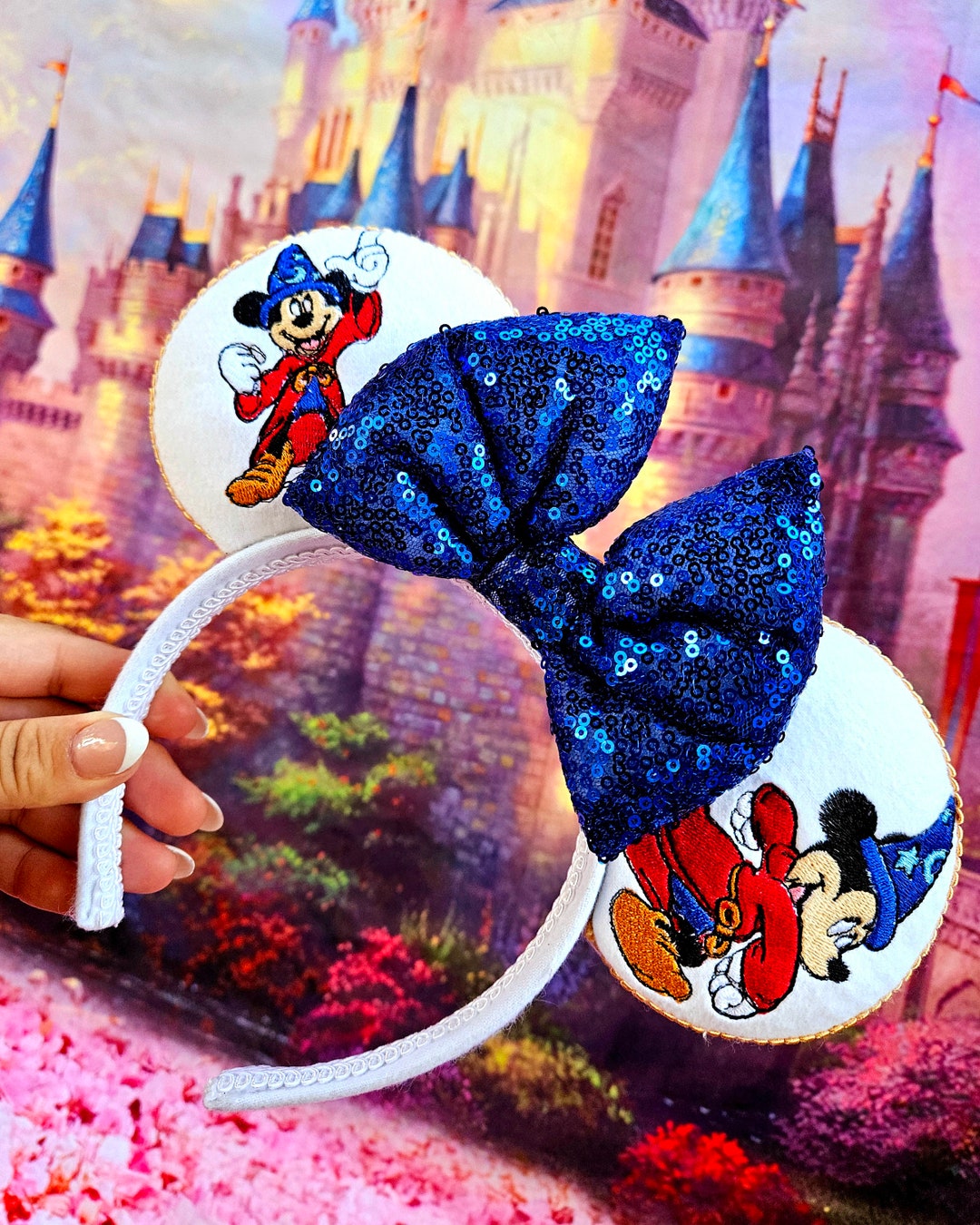 Some Imagination Huh ? Sorcerer Mickey Embroidery Mouse Ears - Etsy