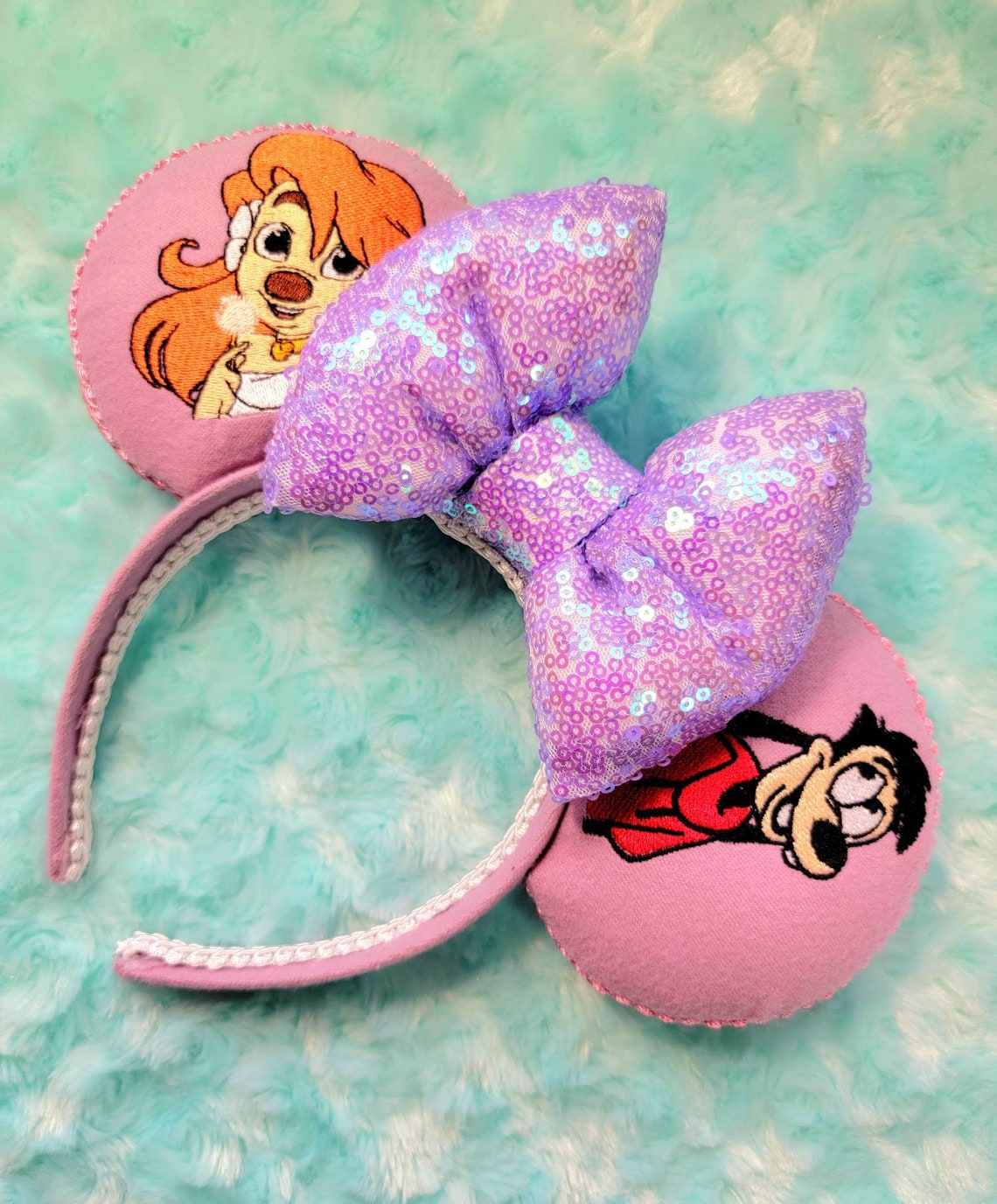 Max & Roxanne Embroidery Ears, Goofy Movie - Etsy