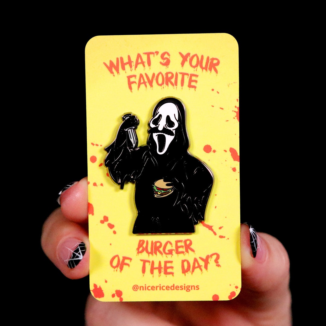 Bob Ghostface Pin Glow In The Dark Etsy