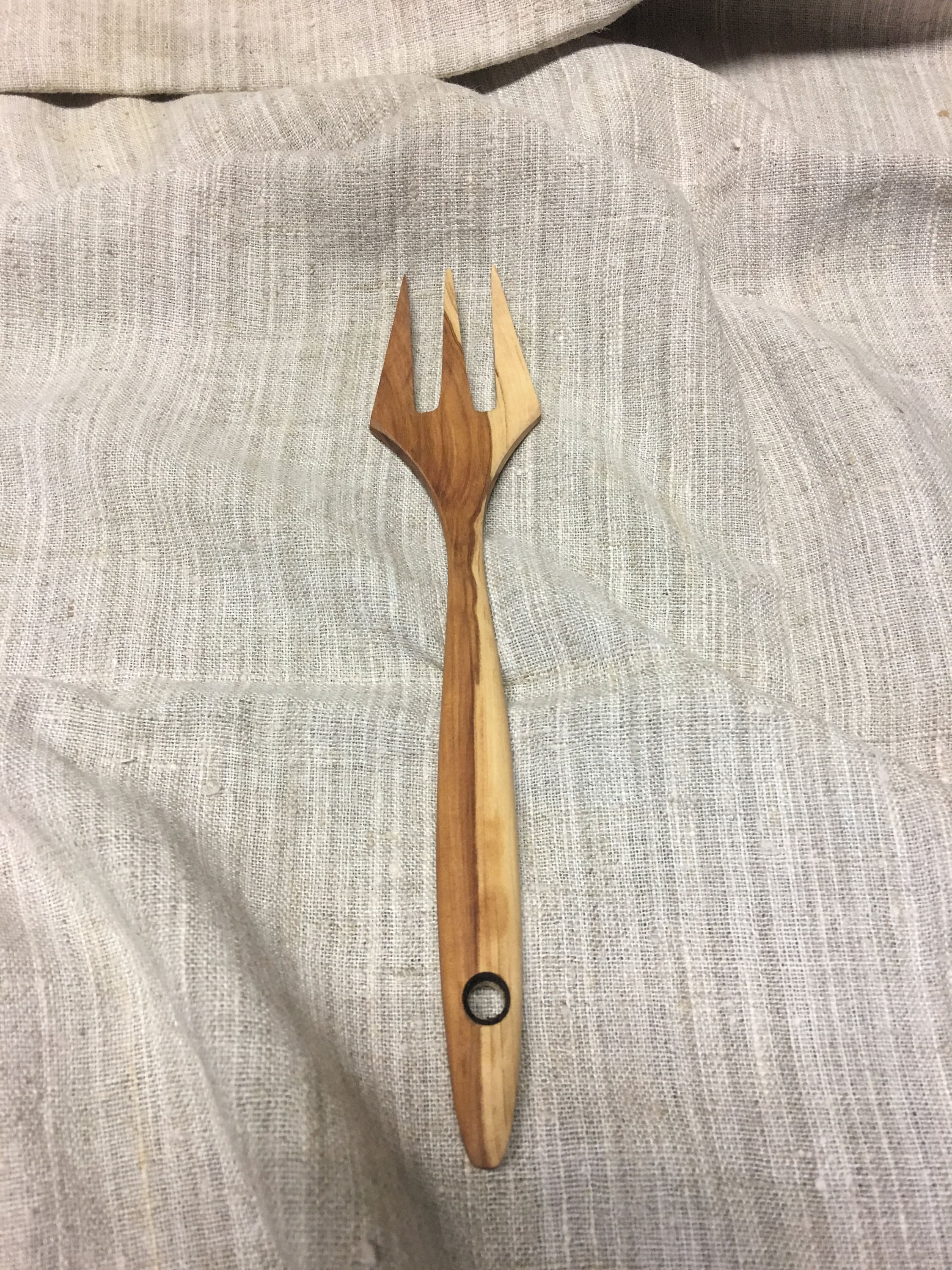 Natural Apple Tree Fork 9 - 10 Inch / Wooden Kitchen Fork / Fork - Etsy