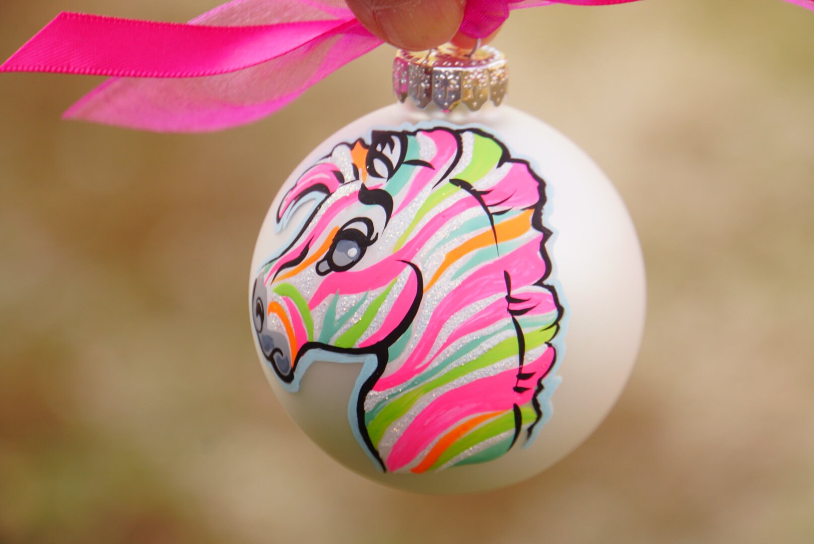 Whimsical Zebra Hand Painted Original Art on White Glass - Etsy