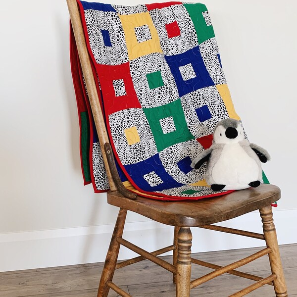 Primary Color Quilt - Etsy