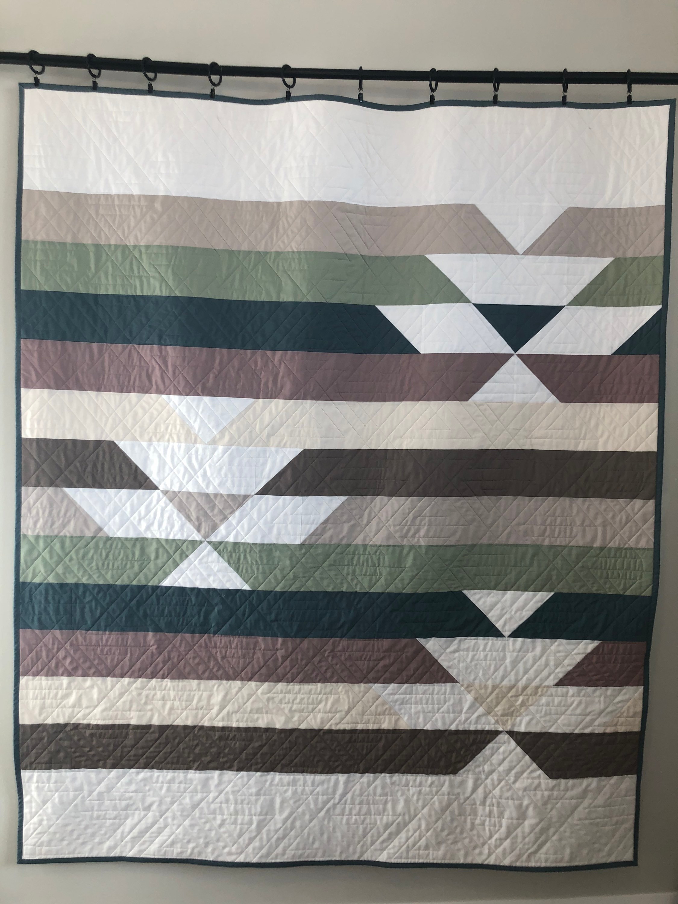 Modern Geometric West Hawk Lap Quilt / Blanket - Etsy