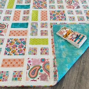 Modern Spring Patterns Twin Bed Quilt - Etsy Canada