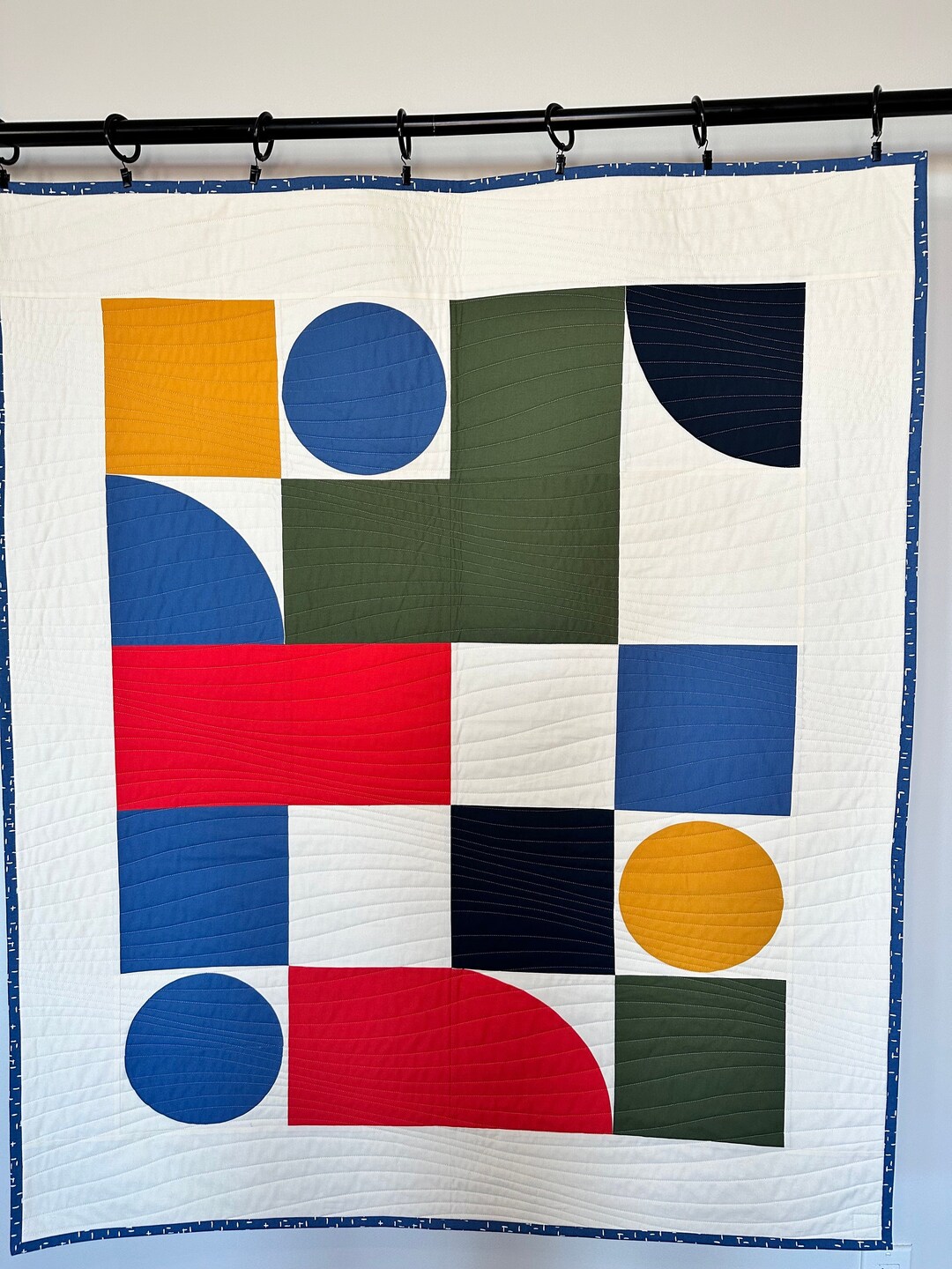 Modern Bahaus Shape Wall Hanging / Baby Quilt/ Play Mat - Etsy