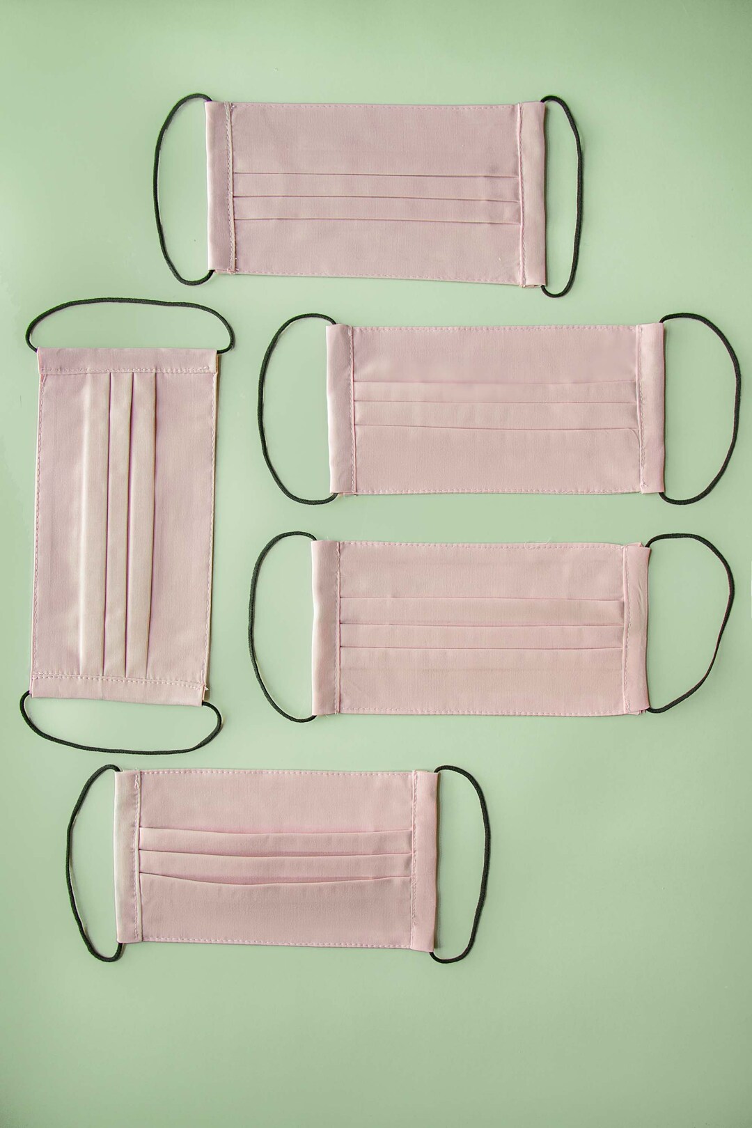 5X Pack Bamboo Blend Reusable Ear Loop Face Mask (pink) - Etsy