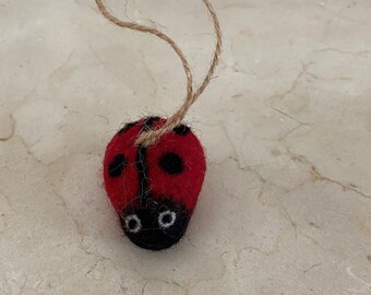 Needle Felted Lady Bug - Etsy
