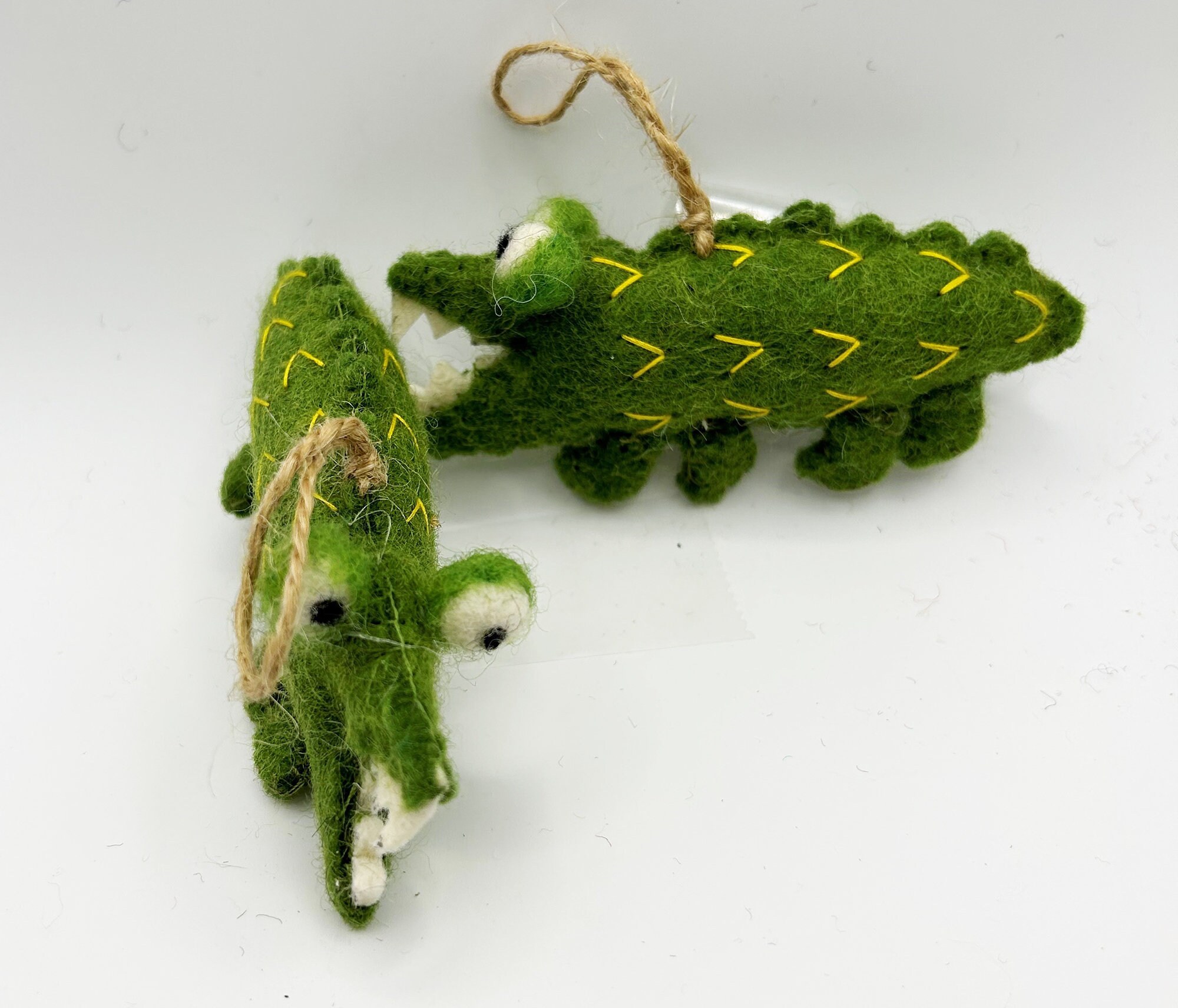 Handmade Felted Wool "krockigator Chomp" Ornament-fair Trade-felt ...