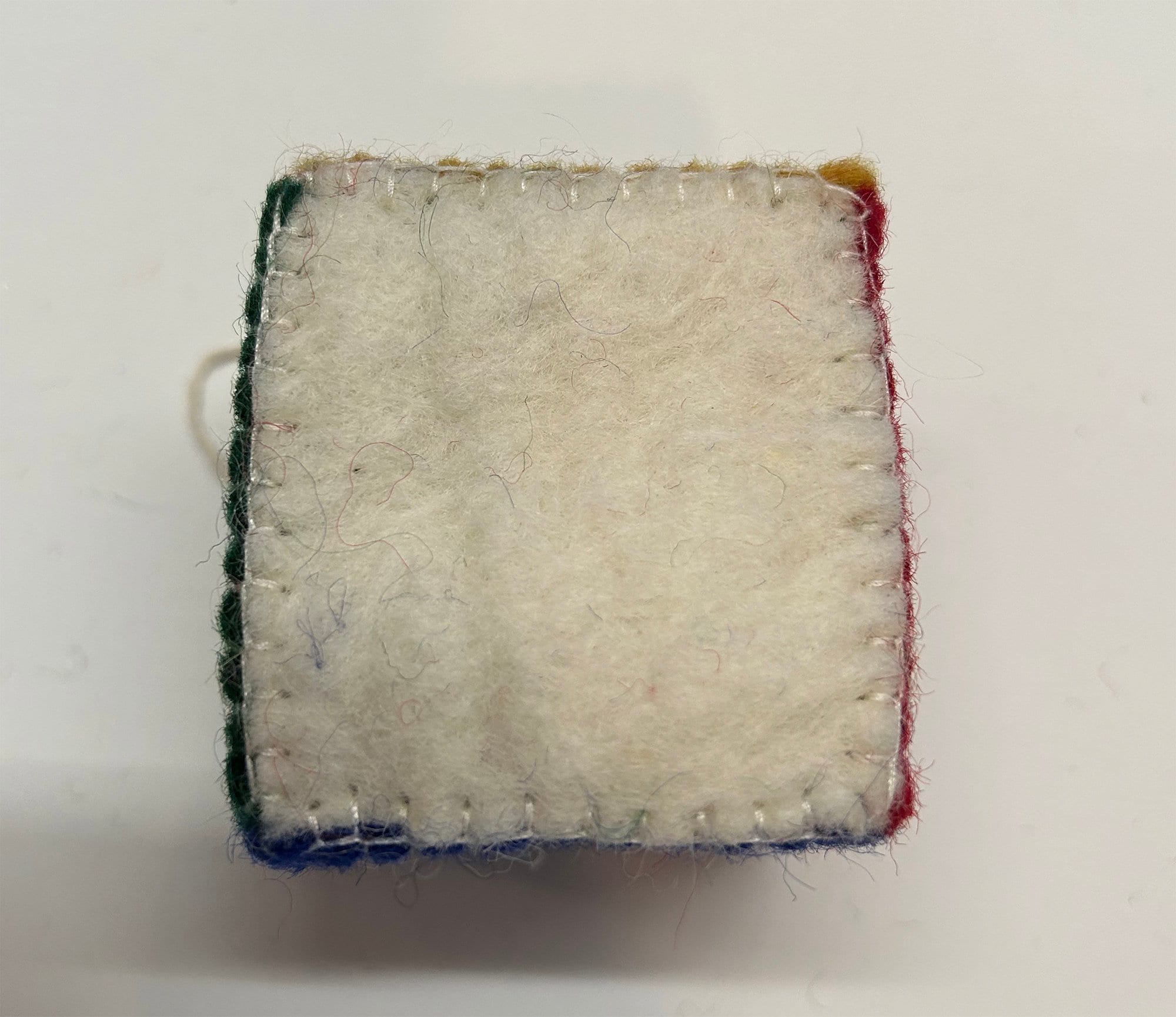 Felted Wool abcd Block Ornament-felt Block-block - Etsy