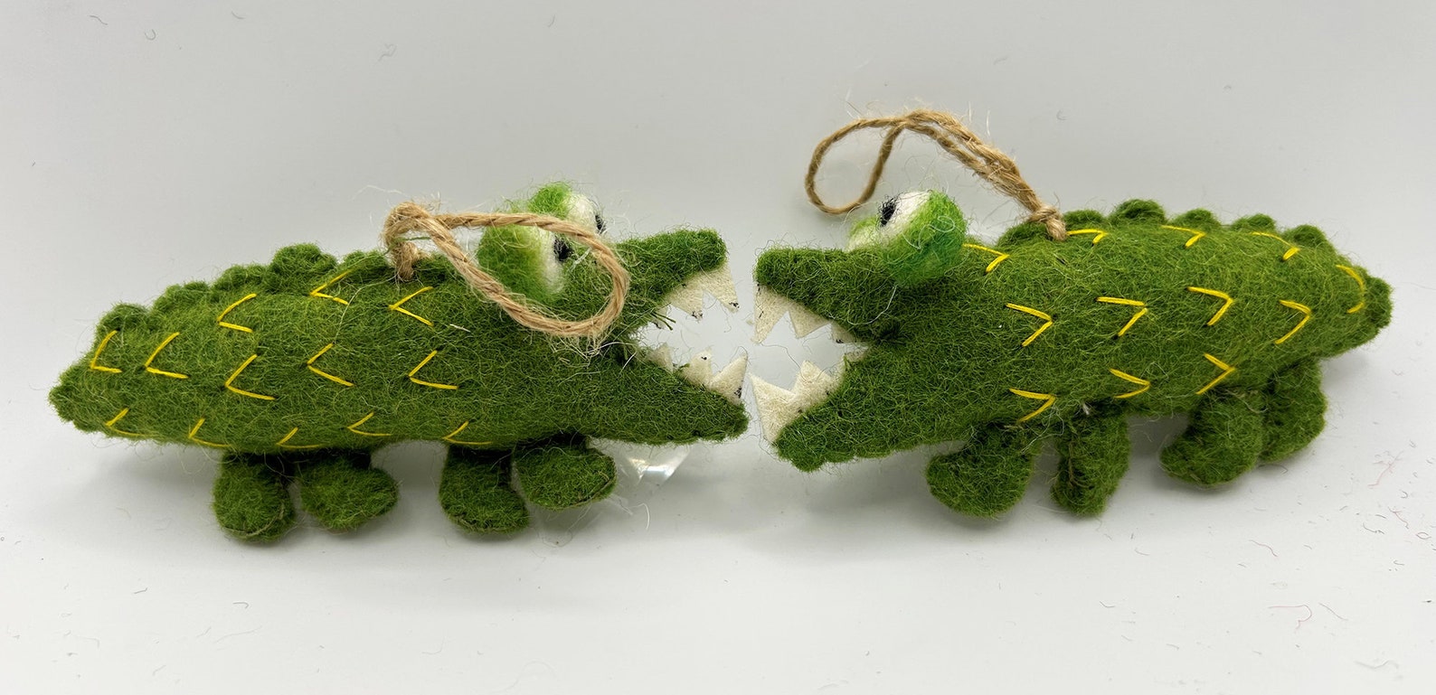 Handmade Felted Wool "krockigator Chomp" Ornament-fair Trade-felt ...