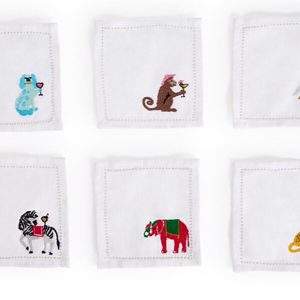 Embroidered Napkins - Etsy