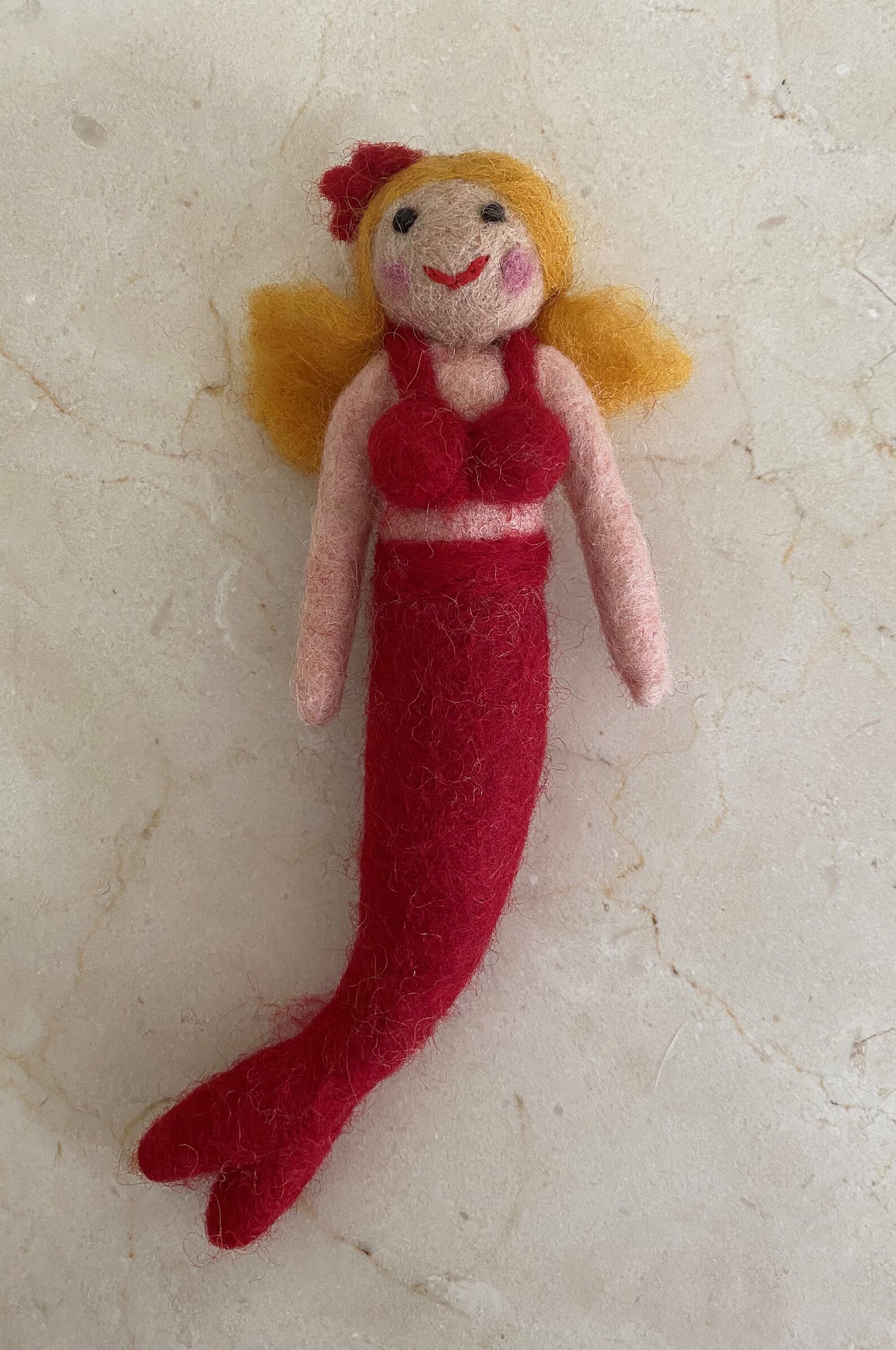 Felted Wool mermaid Morgan Ornament-felt - Etsy