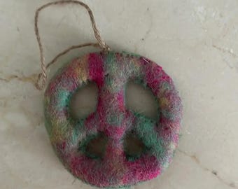 Peace Sign Felt Ornament - Etsy
