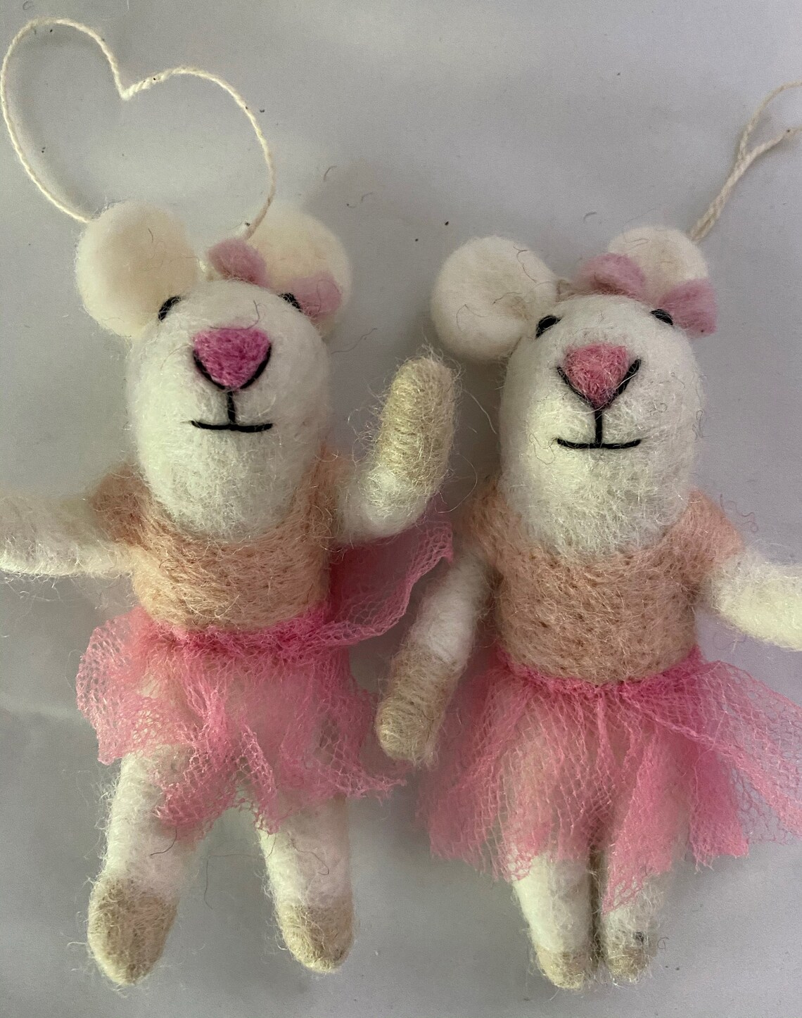 Felted Wool Ballerina Mouse Dancer Laura Ornament-wool - Etsy