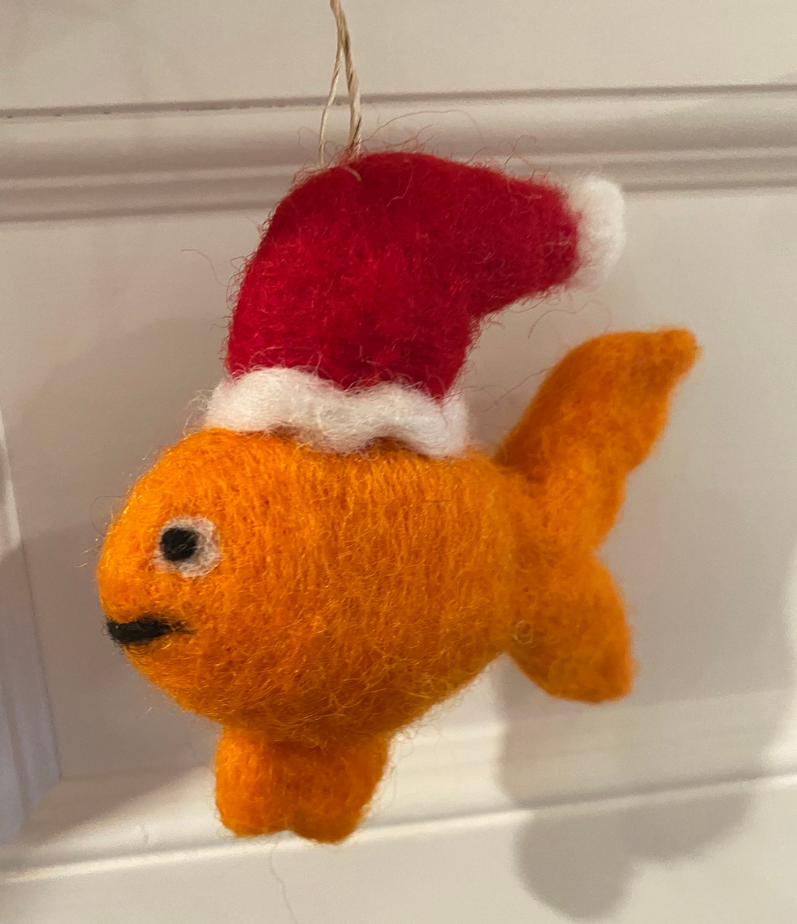 Felted Wool Goldfish Gwynnie Holiday Ornament-felt | Etsy