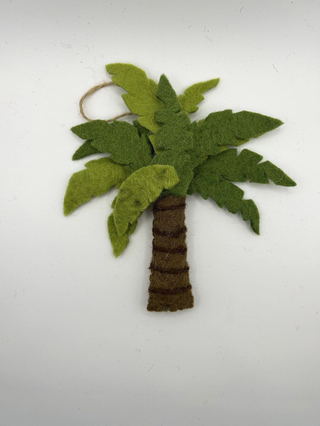 Felted Wool palm Tree Ornament-felt Palm Tree-palm - Etsy