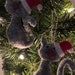 Felted Wool "christmas Cat Collette" Ornament-cat Ornament-christmas ...