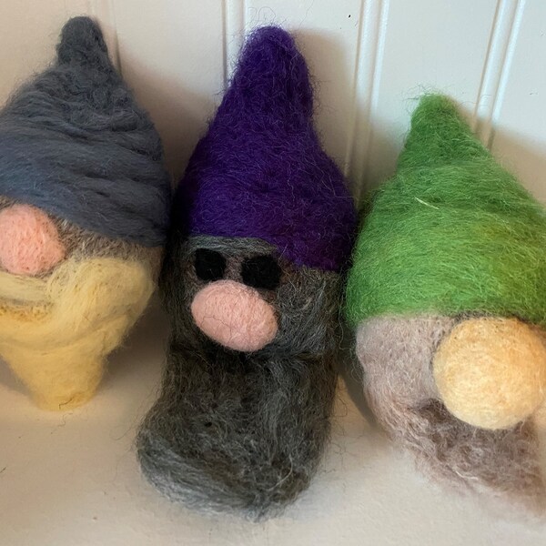 Needle Felted Gnomes - Etsy