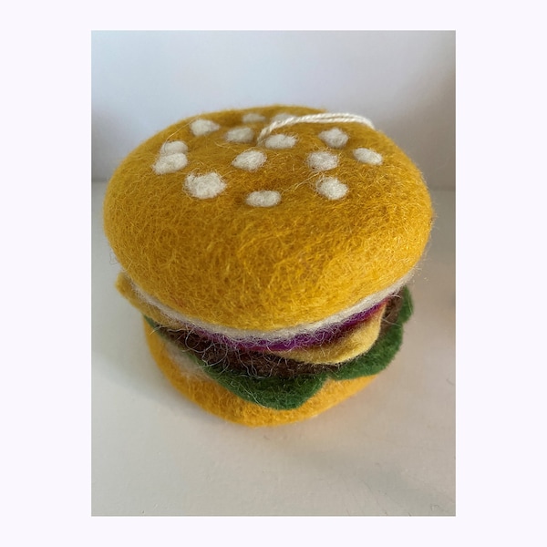 Felt Hamburger - Etsy
