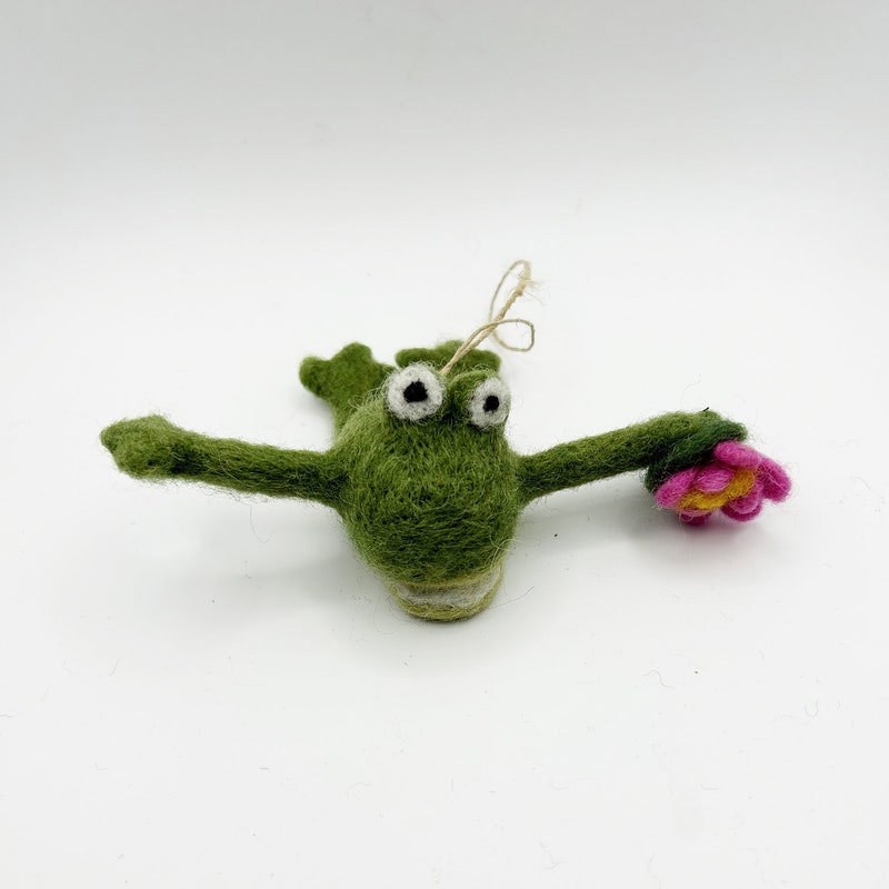 Felt Frog - Etsy