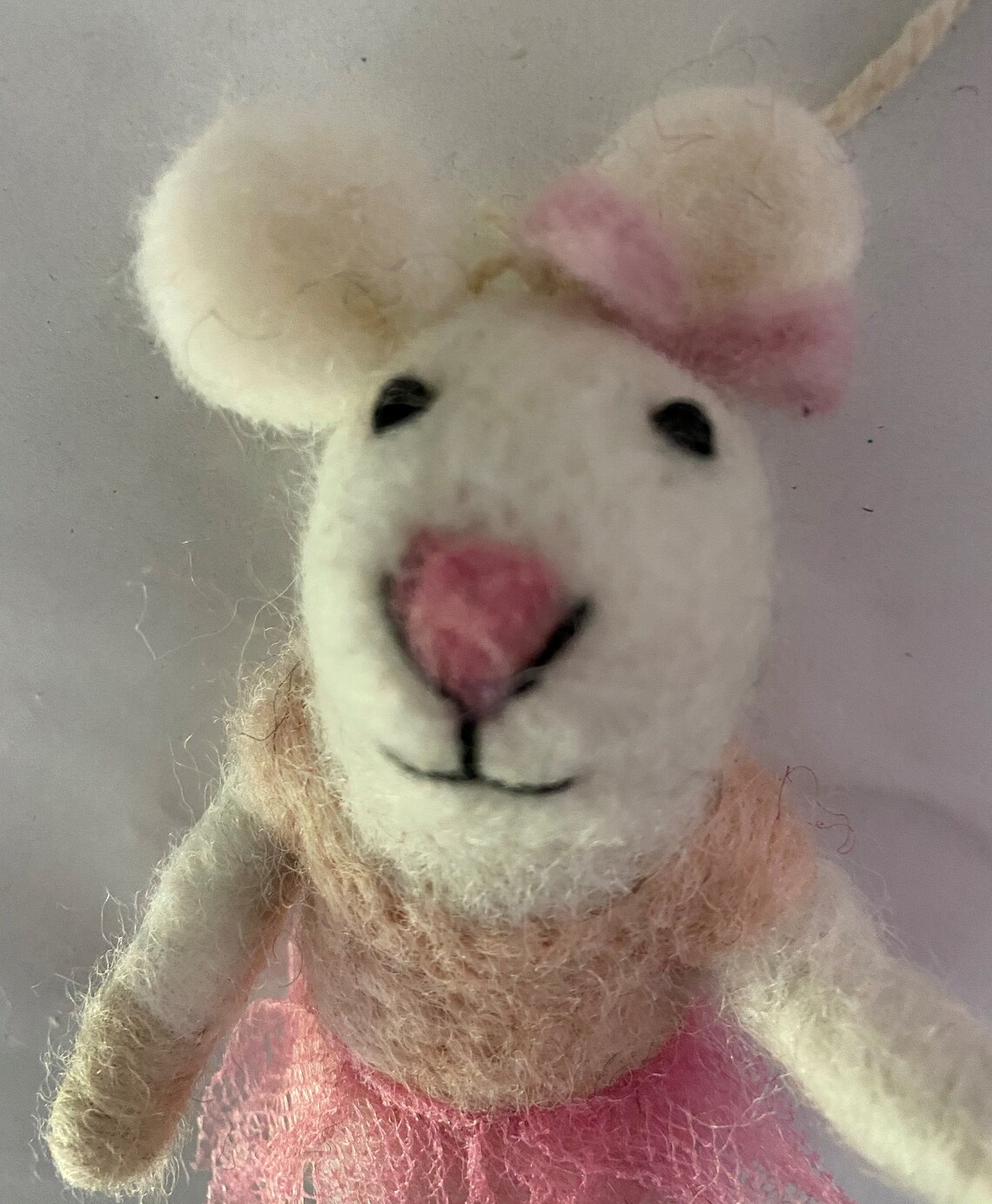 Felted Wool Ballerina Mouse Dancer Laura Ornament-wool - Etsy