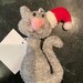 Felted Wool "christmas Cat Collette" Ornament-cat Ornament-christmas ...