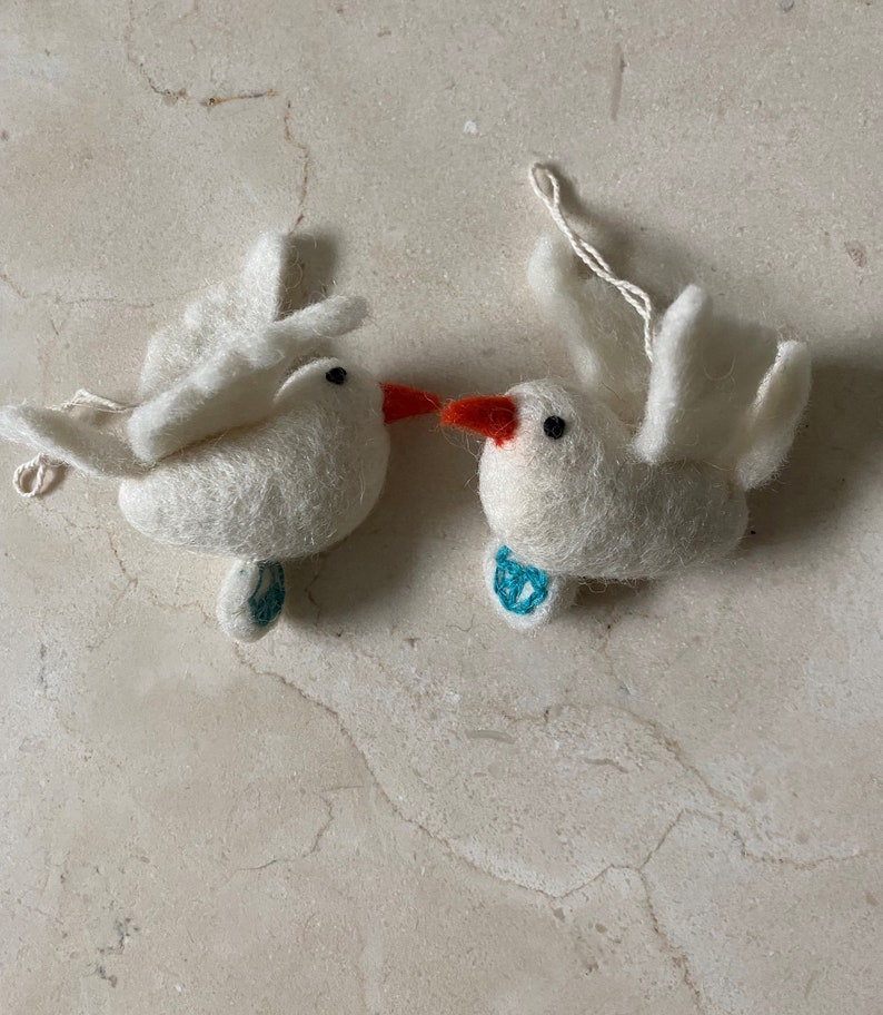 Felted Wool peace Dove Dina With Peace Sign - Etsy