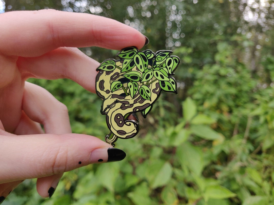 Ball Python : Herpetoflora Enamel Pin Collection - Etsy