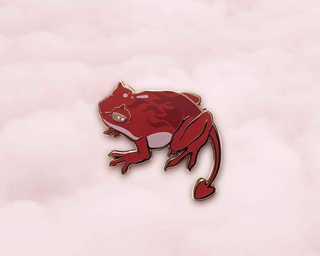 Devil Frog - Valentines 2023 Hard Enamel Pin - Etsy