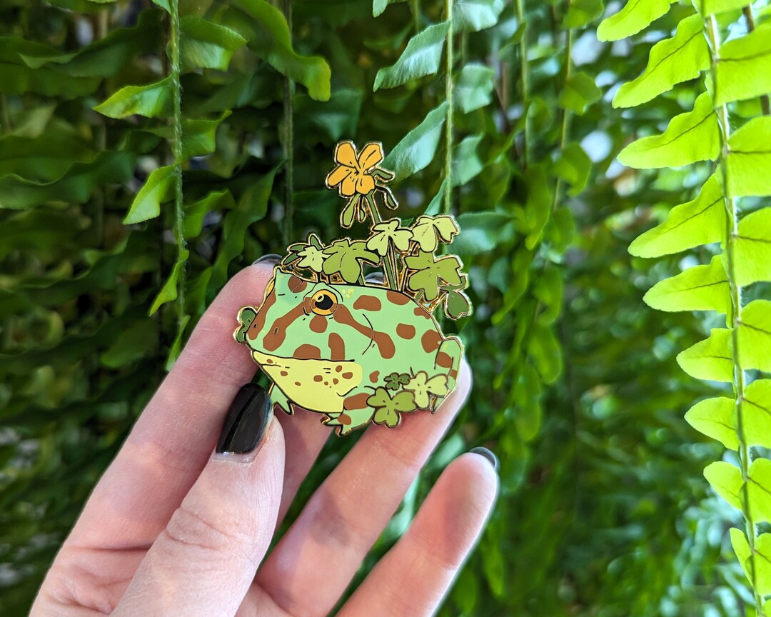 Pacman Frog - Herpetoflora Ii Enamel Pin Collection - Etsy