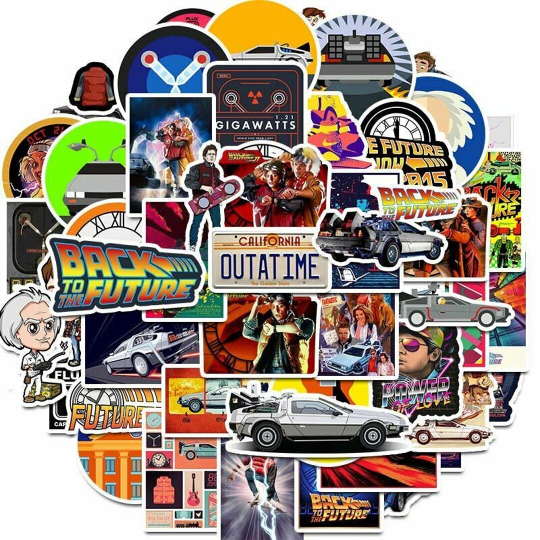 Selection of Different BTTF Stickers Hill Valley Marty Mcfly - Etsy