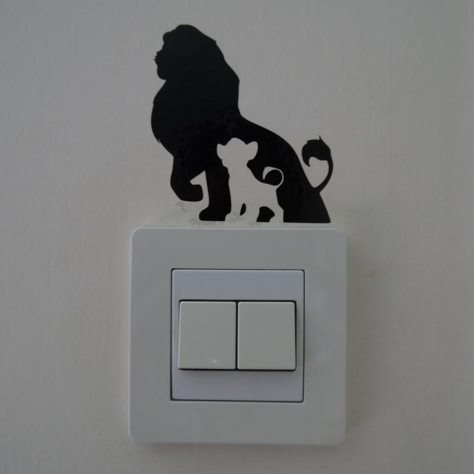 Lion King and Cub Inspired Novelty Light Switch/laptop/tablet | Etsy UK