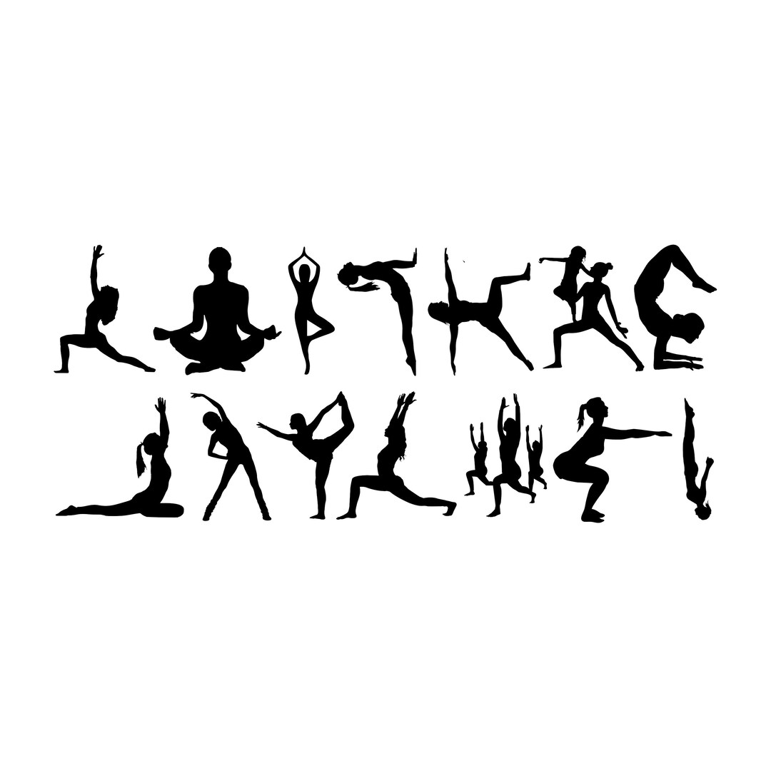 Yoga Pose Waterproof Stickers - 14 Pack Pilates, Fitness Decals - Etsy