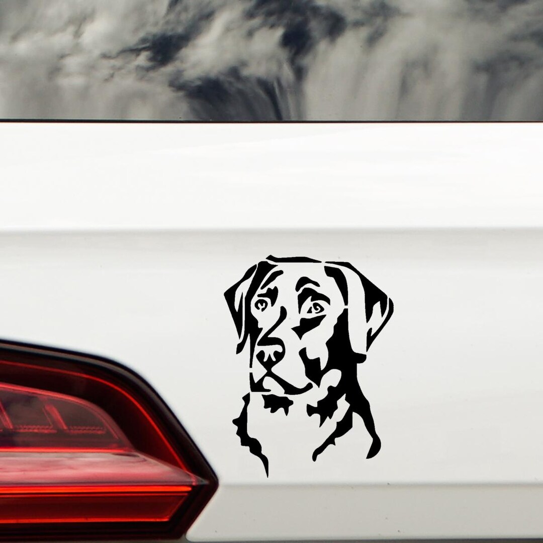 Labrador Cute Stickers -car Sticker - Wall Sticker - Gifts for Dog ...