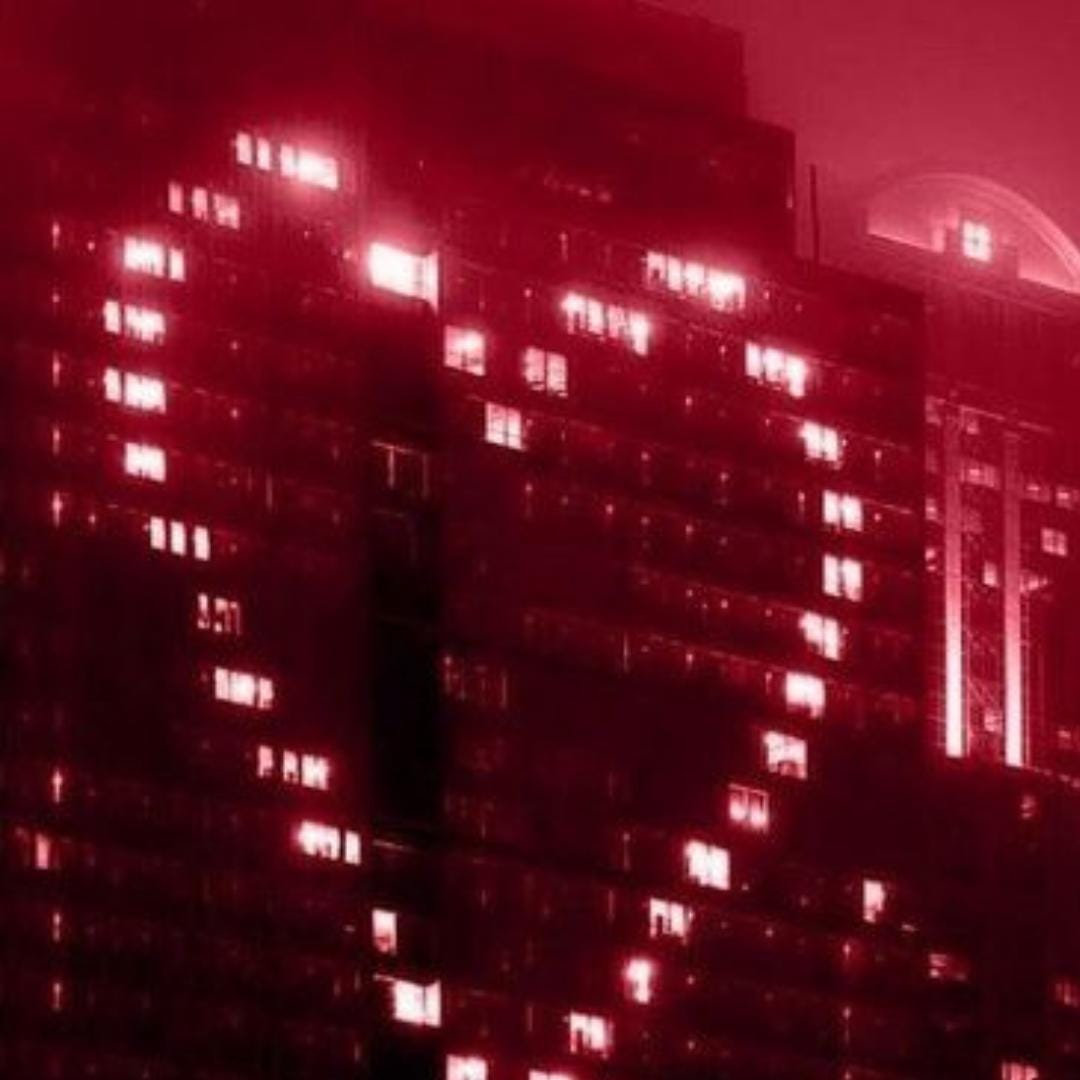 100 Aesthetic Red Wall Collage Prints, Red Neon Prints, Dark Red Wall ...