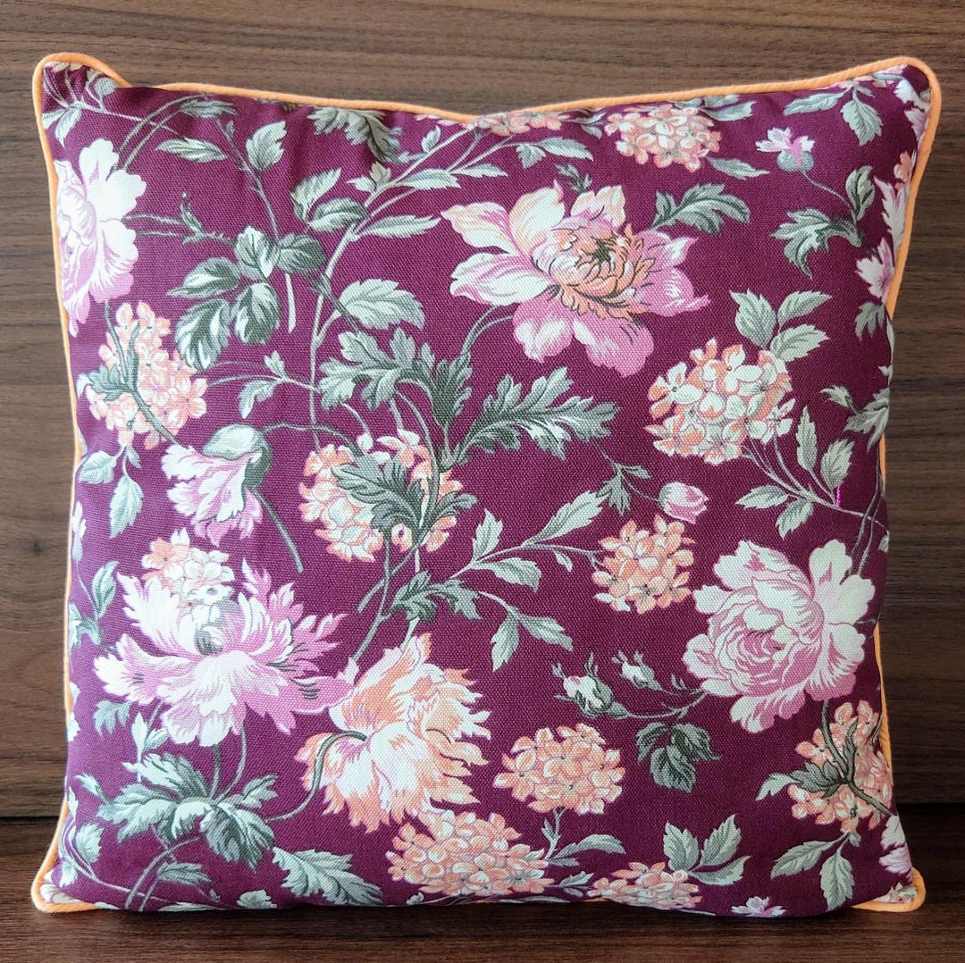 Handmade Romantic Floral Pattern Pillowcase 40x40 - Etsy