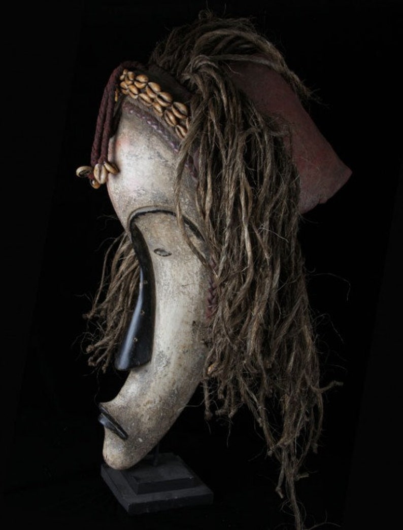 Gabon long Fang mask / Interior Decor / Wall Decor / Wall | Etsy